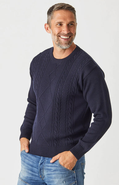 Merino Aaron Cable Crew – The Bounty Shop