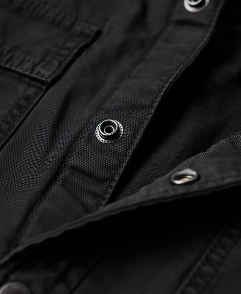 Canvas Workwear Overshirt - Black – The Bounty Shop