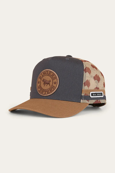 Aussie Rules Deep Fit Trucker - Char/Clay – The Bounty Shop