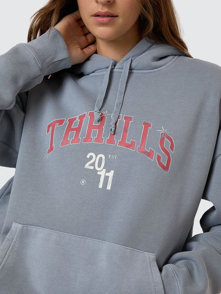 Stadium Fleece Hood - Smog – The Bounty Shop