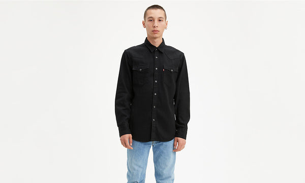 Barstow Western Shirt - Marble Black – The Bounty Shop